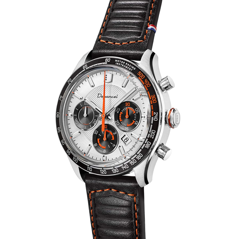 Allure - Automatic Chronograph 43mm silver - automatic french watch
