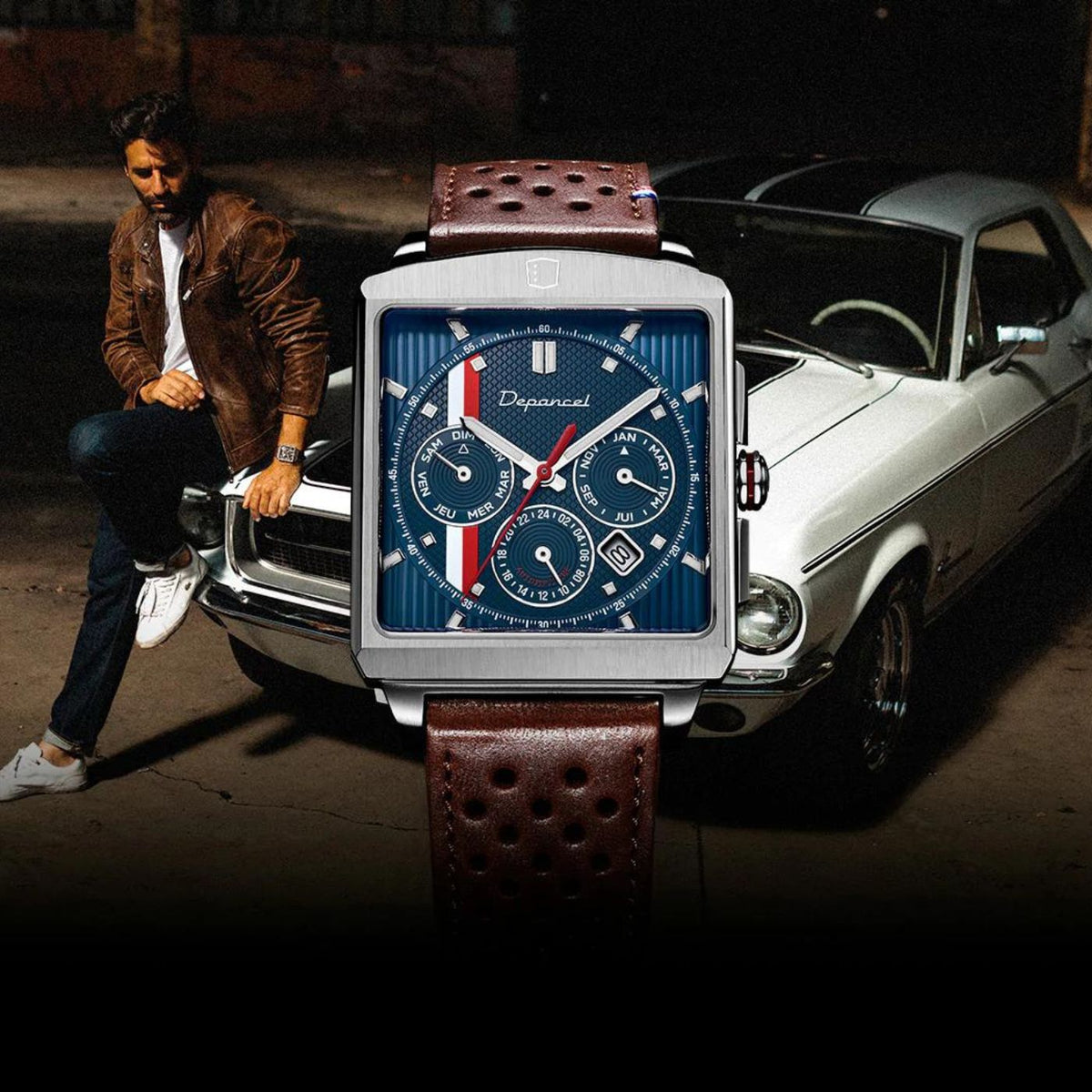 French watches and motorsport chronographs for men | Depancel